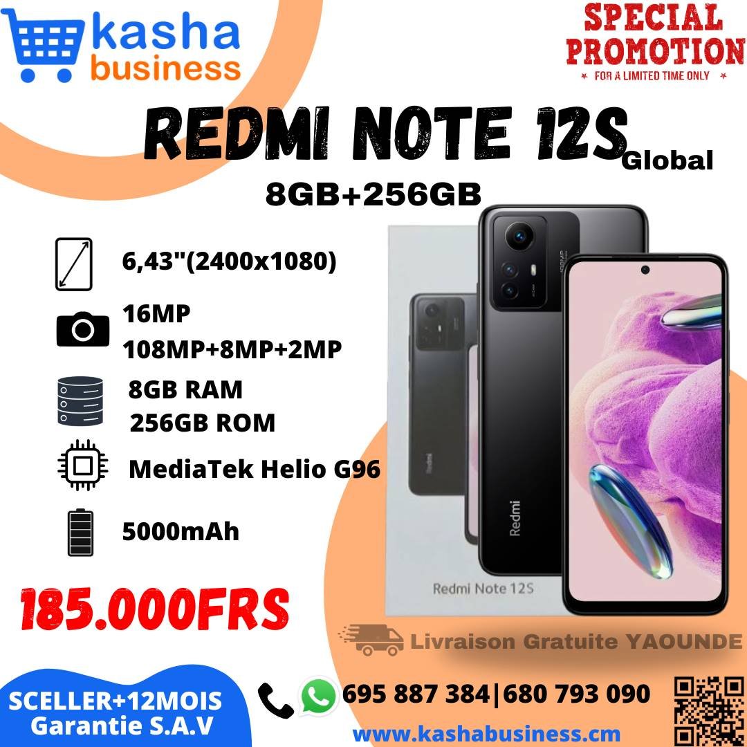 Redmi Note 12S Global (8GB,256GB) | Kasha Business